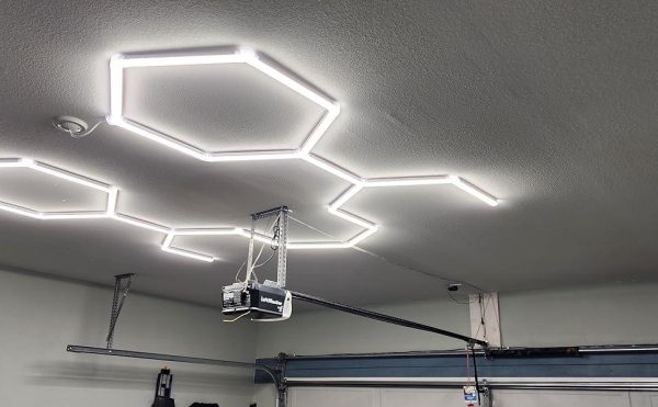 Garážové LED svietidlo 4,76m x 2,06m, 6500K, 296W, 230VAC, - led1.sk